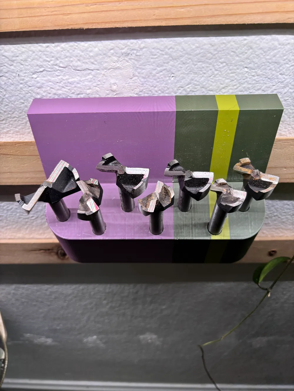 Forstner Bit French Cleat holder by Mel Sawyer - MakerWorld