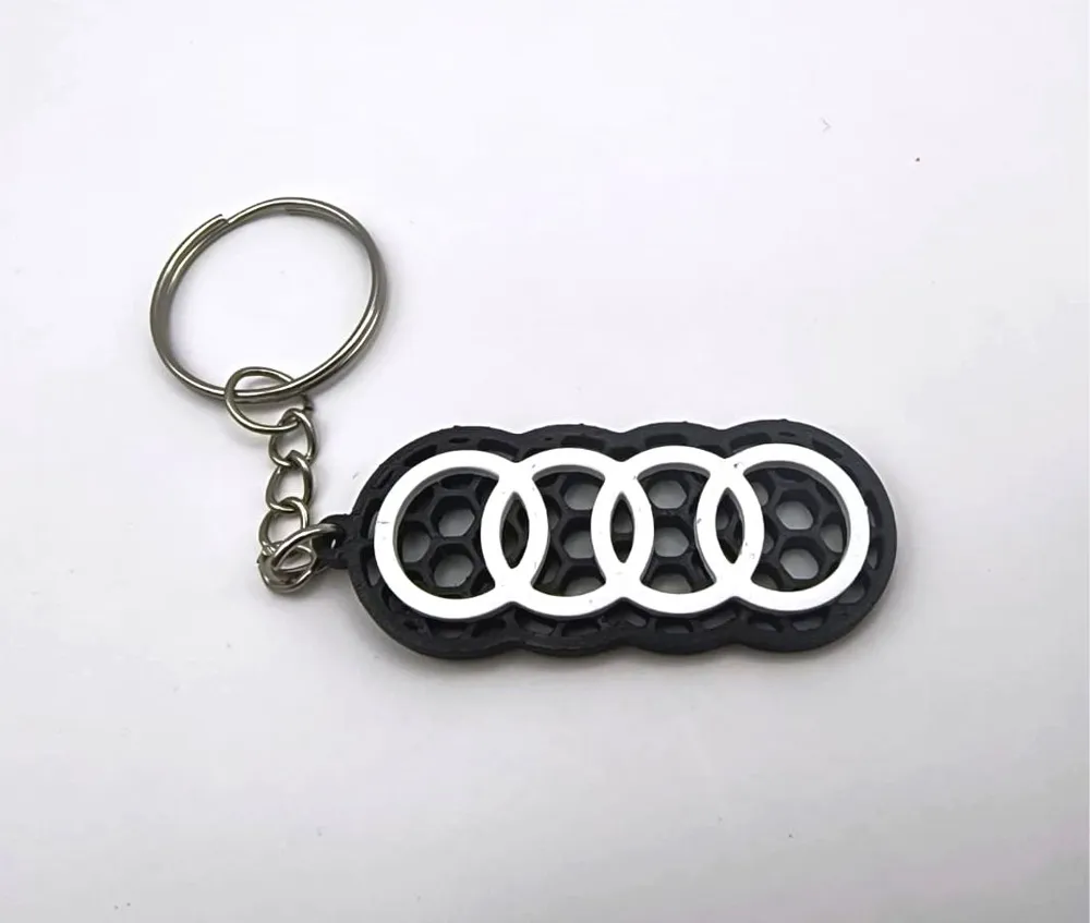 Audi Keychain - Free 3D Print Model - MakerWorld