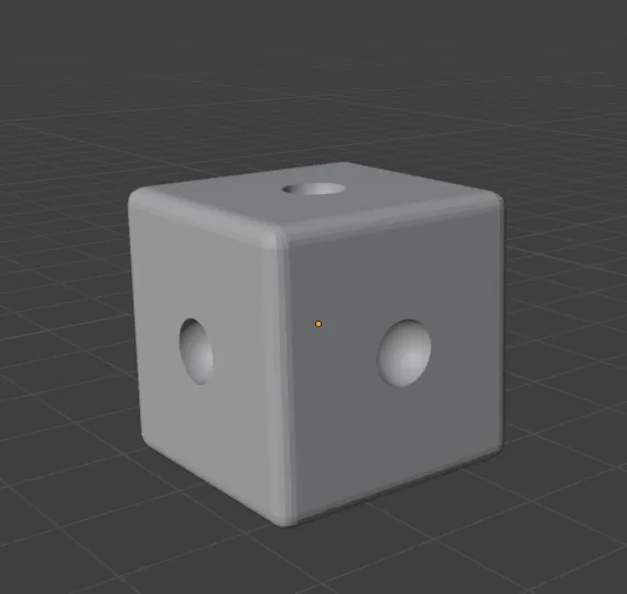 Six-sided 1 Dice by Buliququdibulidor - MakerWorld