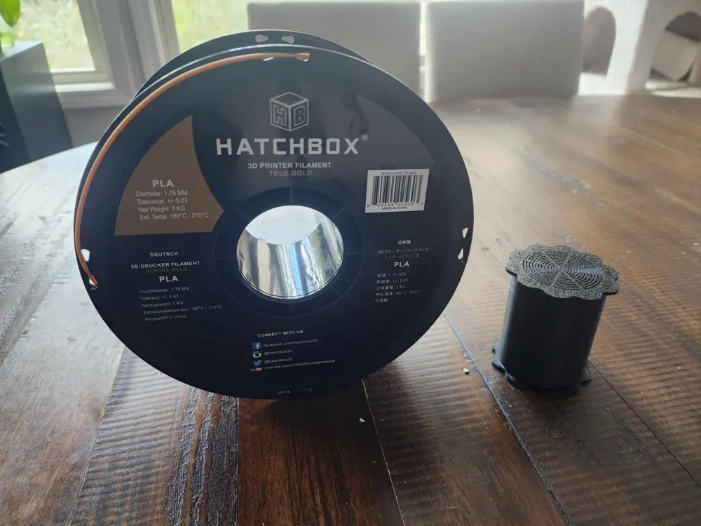 Reusable Hatchbox Spool Desiccant Pod Remixed by blitzarproduction ...