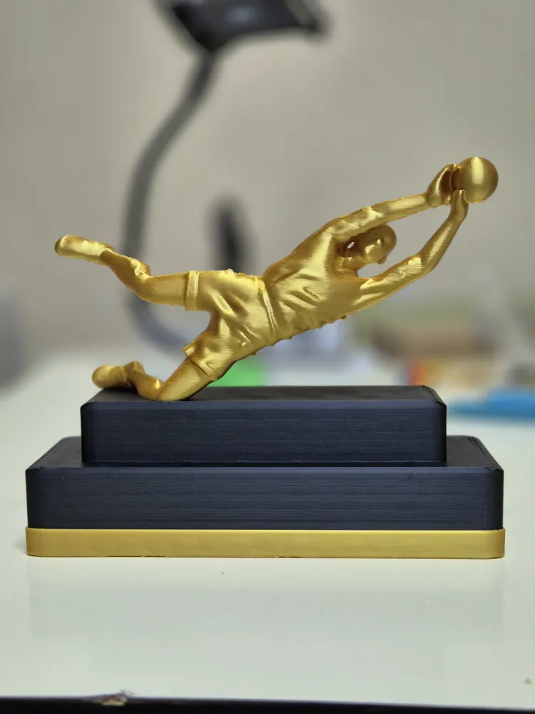 Best Goalkeeper Trophy - Free 3D Print Model - MakerWorld