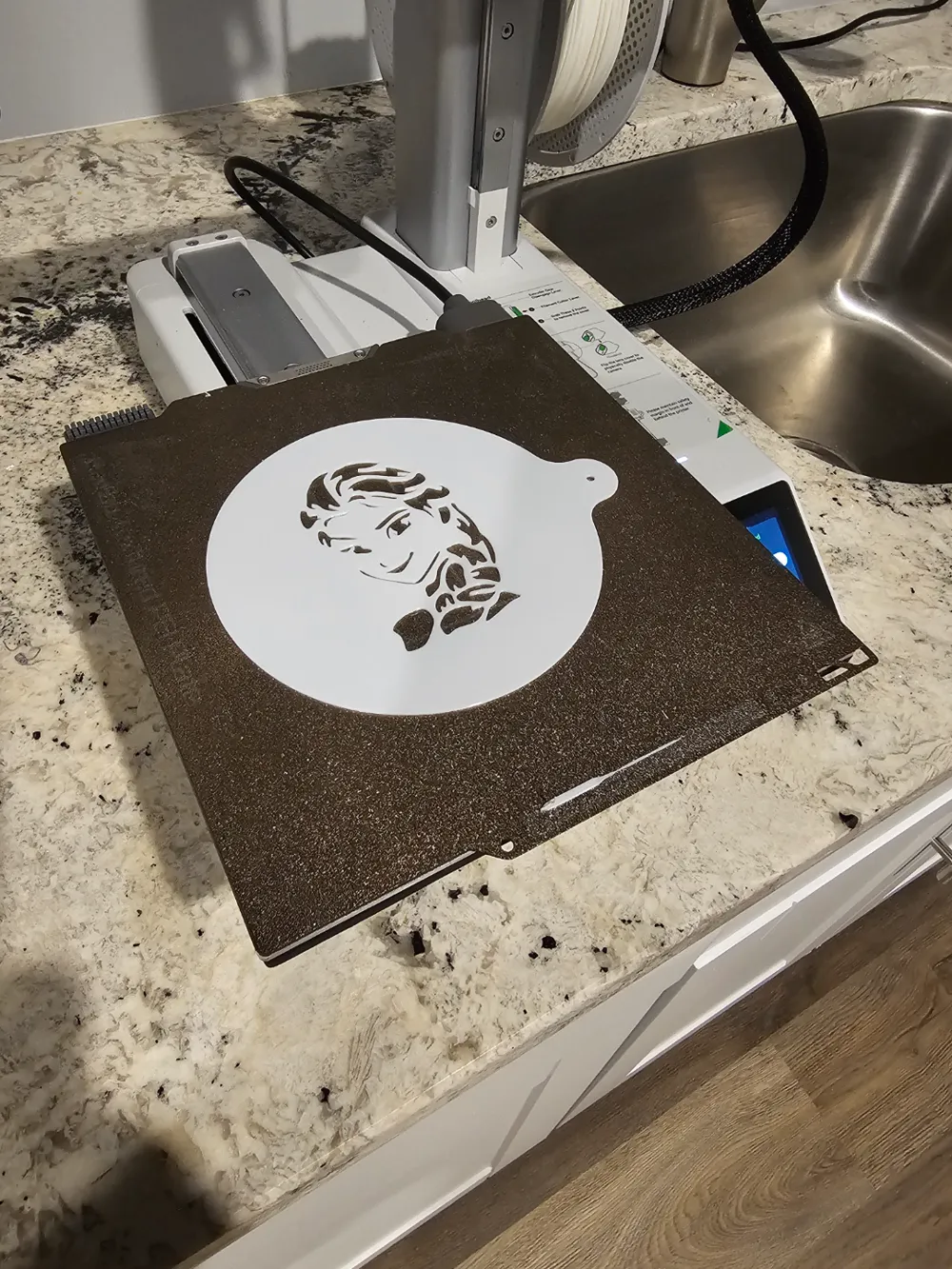 Perfect Elsa Princess Latte Art Stencil by Perfect Prints - MakerWorld