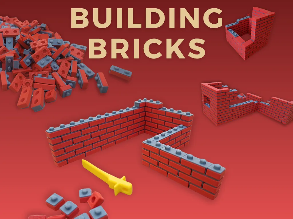 BUILDING BRICKS – a mindful building set - Free 3D Print Model - MakerWorld