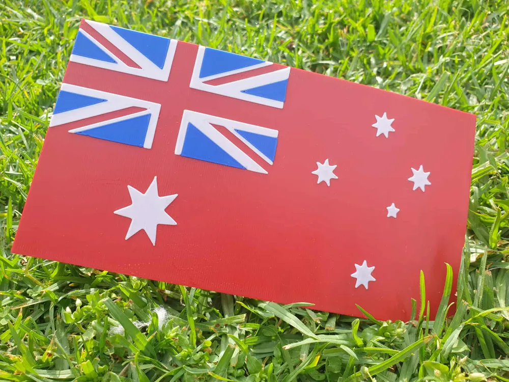 Australian Flag Red Ensign by YardieMiCrazy MakerWorld: Download Free ...