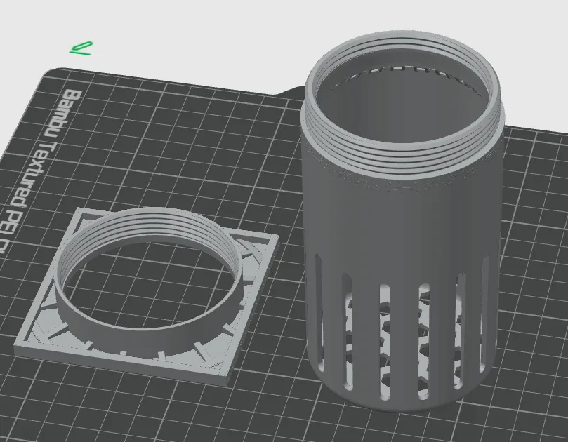 Waterbox Filter Cup Threaded - Free 3D Print Model - MakerWorld