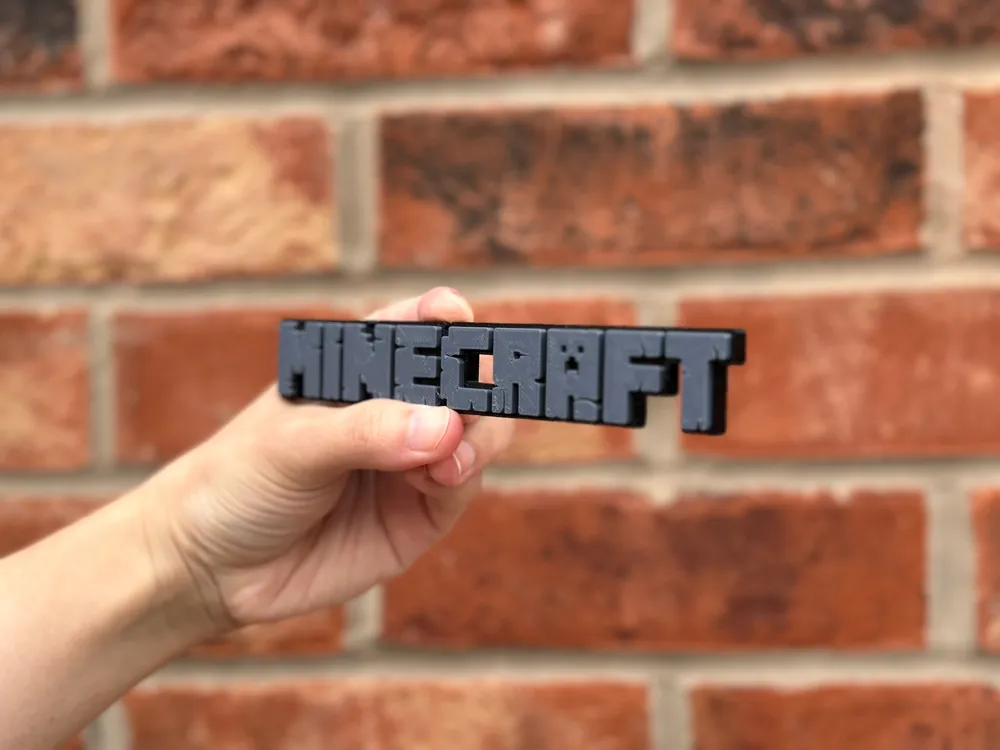 Minecraft Logo by FatDog MakerWorld: Download Free 3D Models