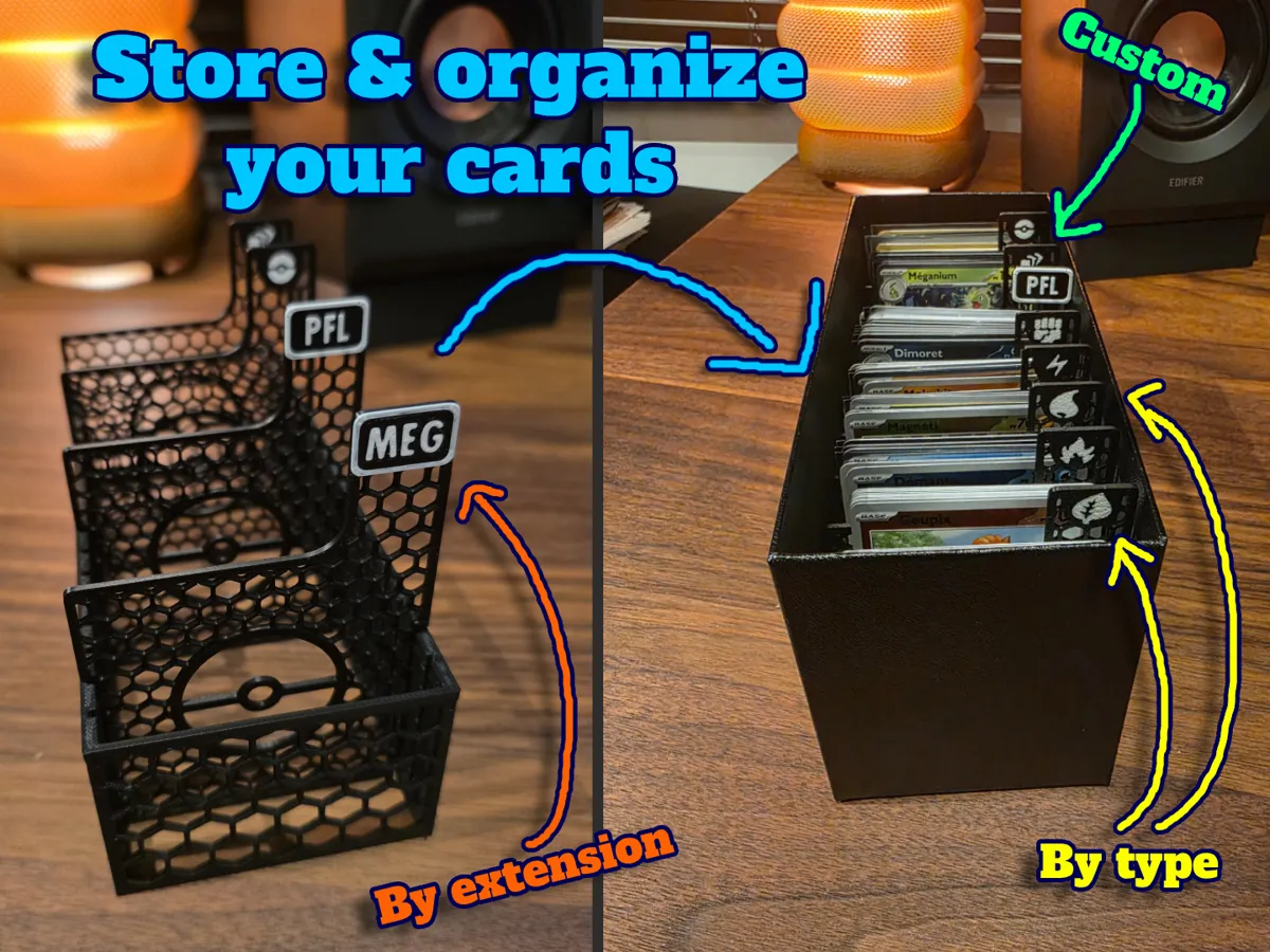 Pokemon TCG ETB organizer inside box - Free 3D Print Model - MakerWorld