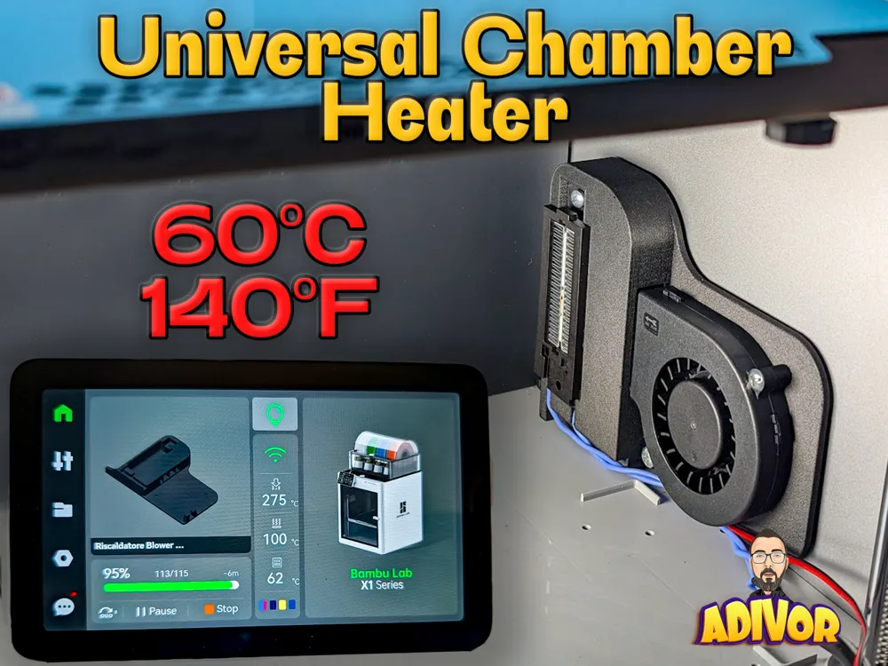Chamber Heater Unit by Adivor MakerWorld: Download Free 3D Models
