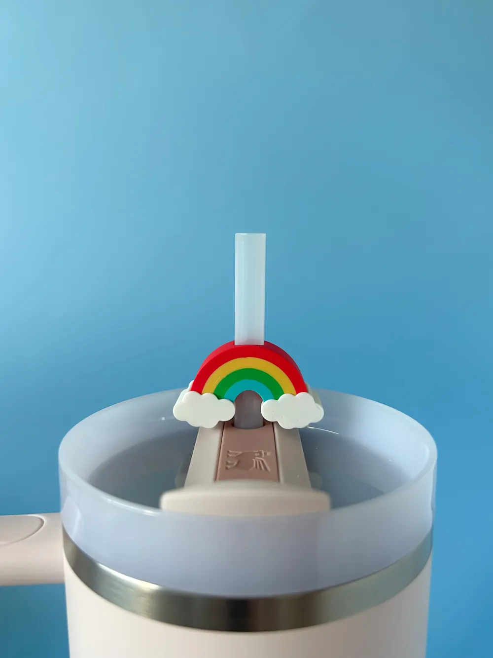 Rainbow Stanley Cup Straw Topper - Free 3D Print Model - MakerWorld