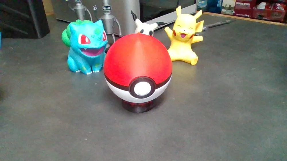 Full Size Pokeball With Hinge by KillaPrintzilla - MakerWorld