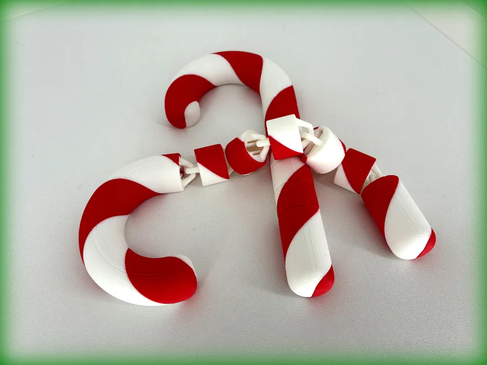 Candy cane transform to flexible. by Wojciech Kawa MakerWorld: Download ...