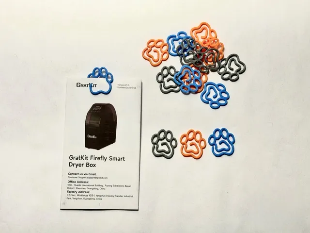 Puppy Paw Print Paper Clip - Free 3D Print Model - MakerWorld