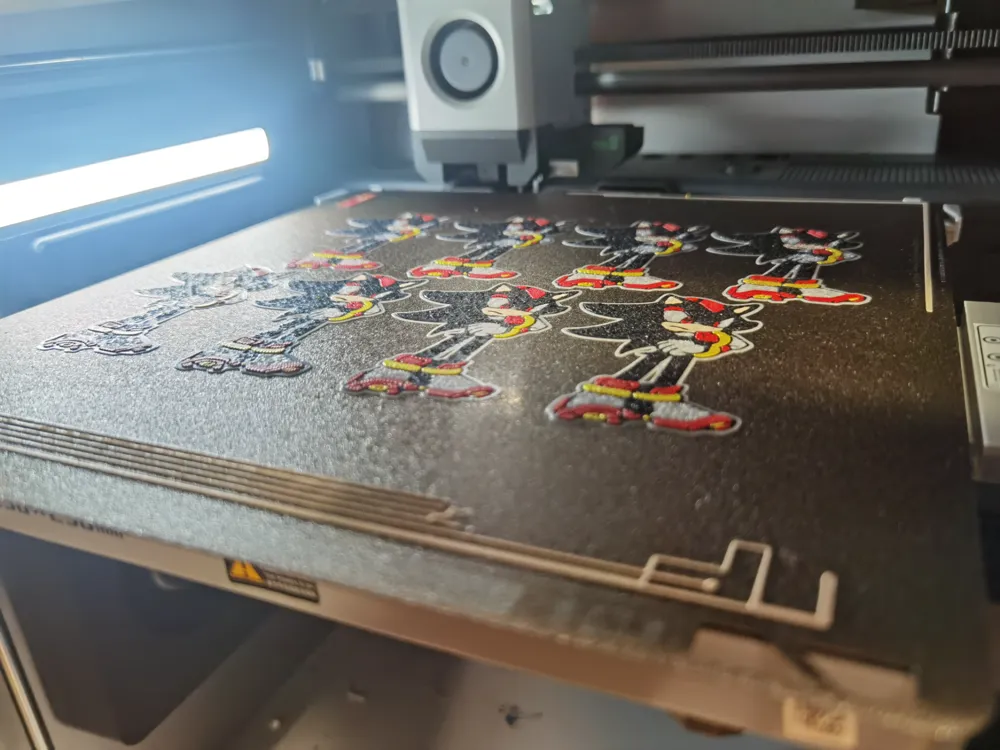 Shadow Keychain (Sonic the Hedgehog) by Drak - MakerWorld