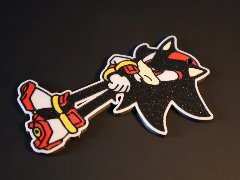 Shadow Keychain (Sonic the Hedgehog) by Drak - MakerWorld