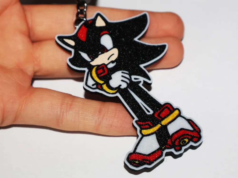Shadow Keychain (Sonic the Hedgehog) by Drak - MakerWorld
