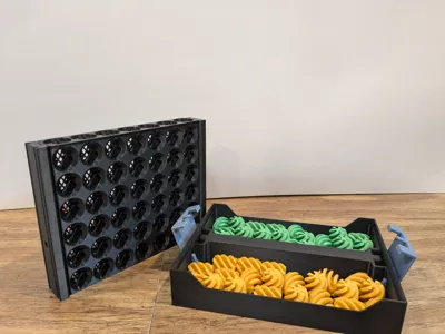 Connect 4-Tex (Vortex/Passthrough Connect 4 game) by evets17MakerWorld ...