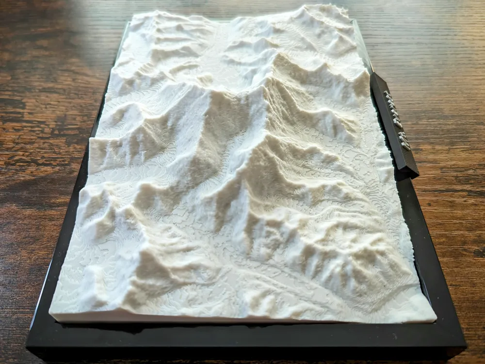 Mount Everest 3D Miniature - Free 3D Print Model - MakerWorld