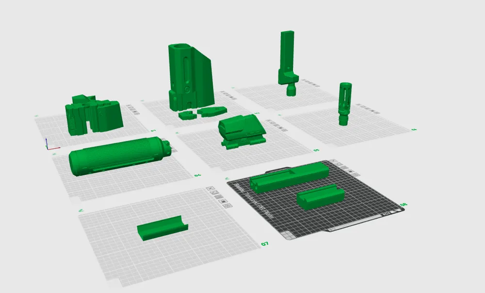 Functioning Dart Blaster Halo MA40 Rifle Kit Remixed by MasterBrick33 ...
