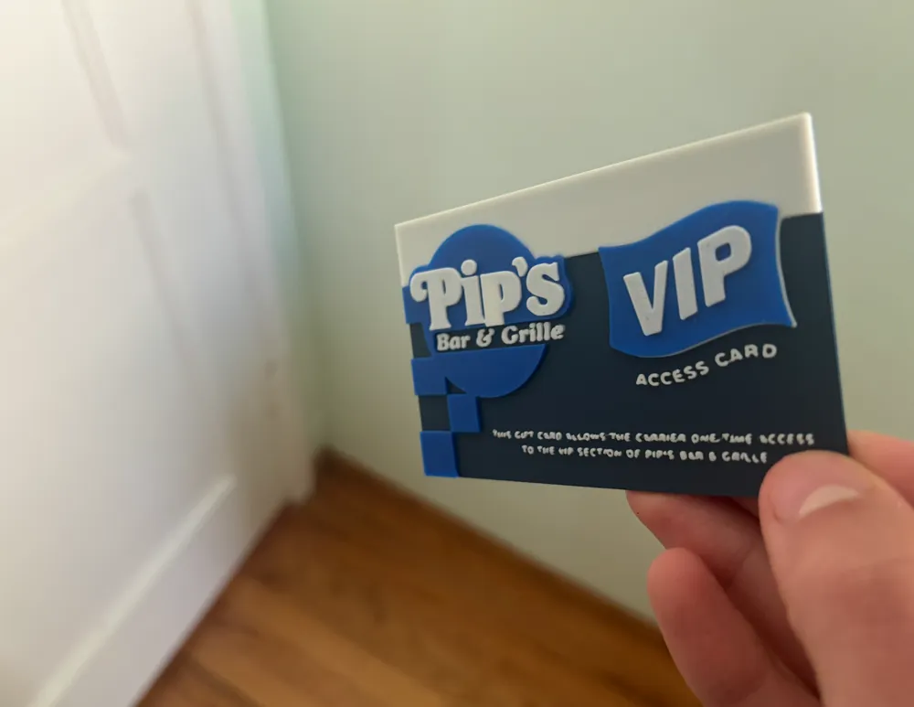 "Pip's" VIP Access Card from Severance by Solly MakerWorld: Download ...