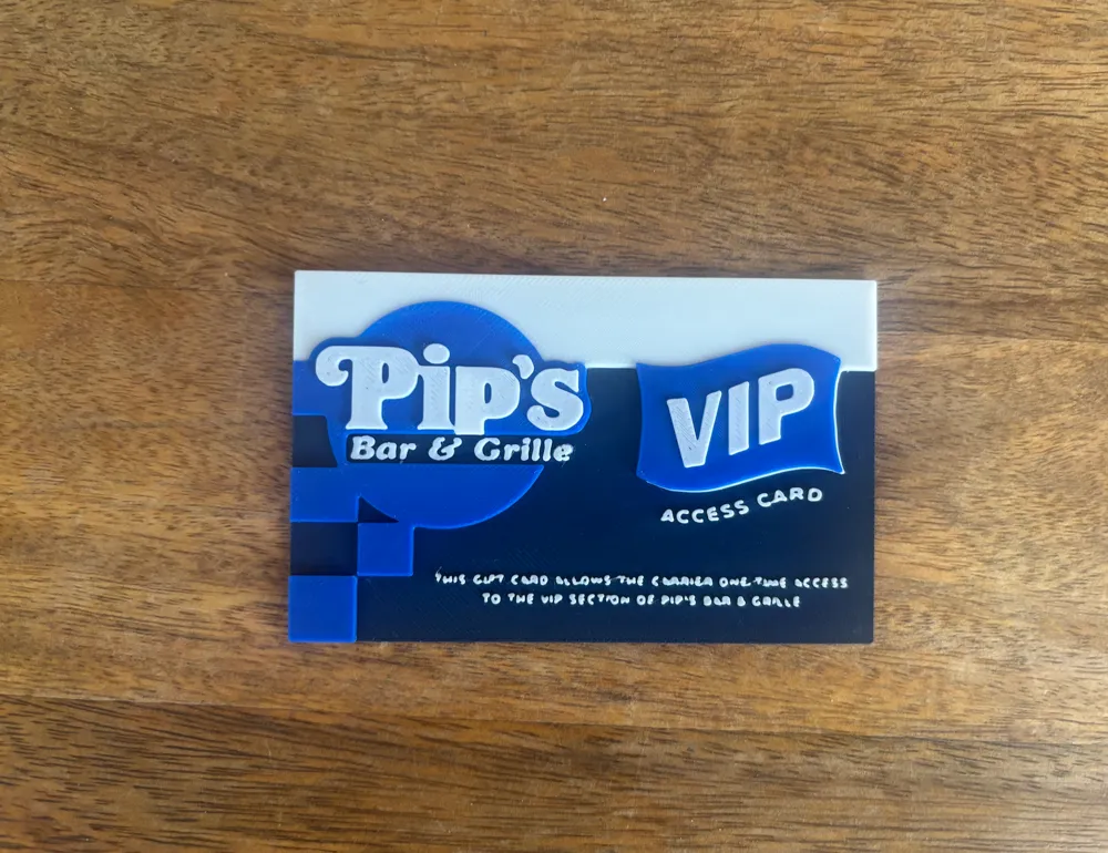 "Pip's" VIP Access Card from Severance by Solly MakerWorld: Download ...
