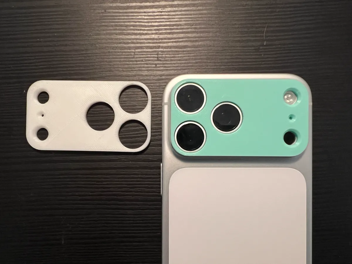 iphone17pro max Decoração da Câmera - Modelo gratuito para impressão 3D ...