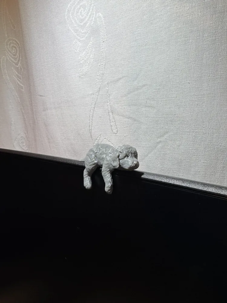 Sleepy Poodle Monitor Pet - Free 3D Print Model - MakerWorld