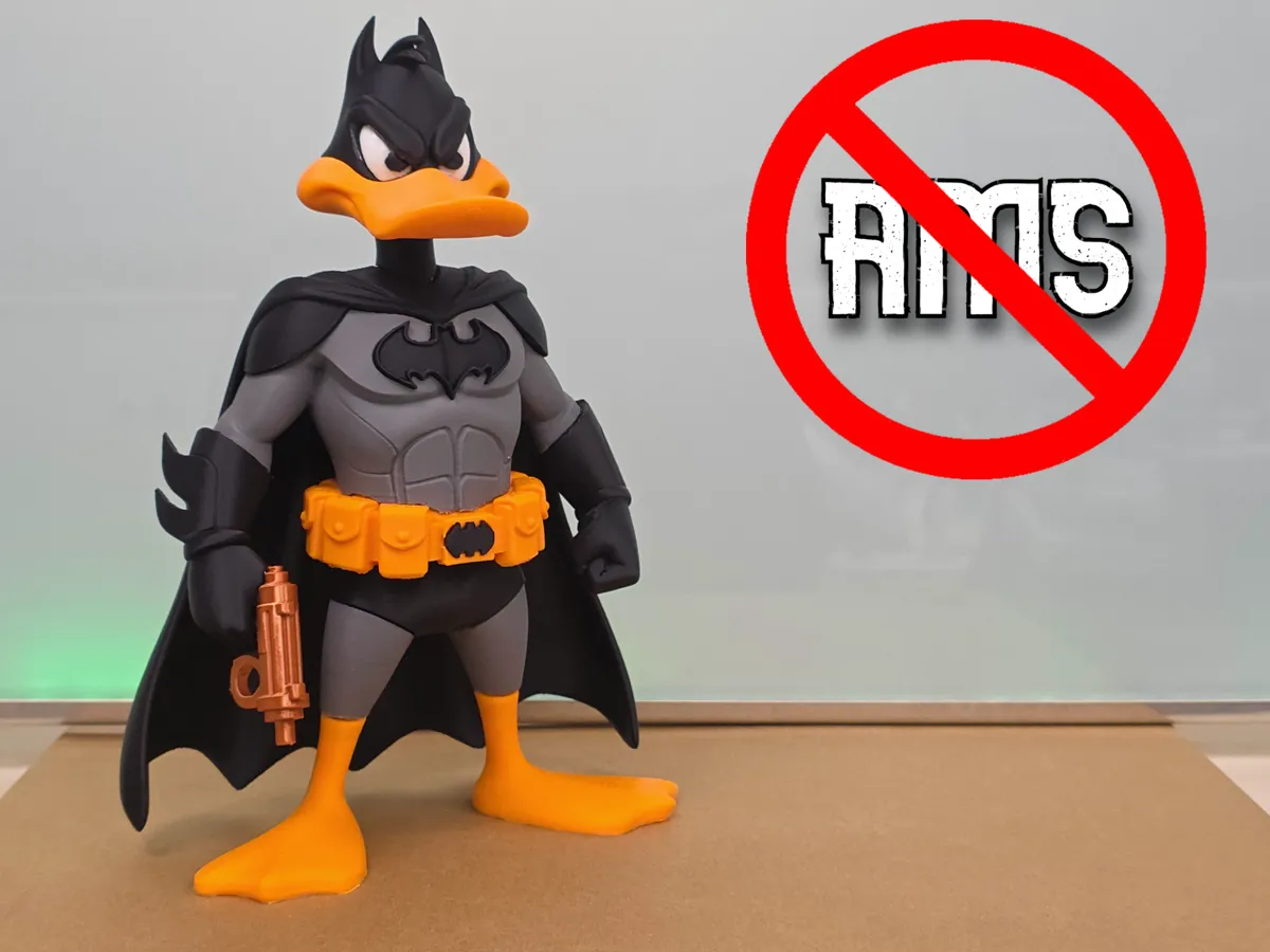 Daffy Duck Batman DC Version / NO AMS - Free 3D Print Model - MakerWorld