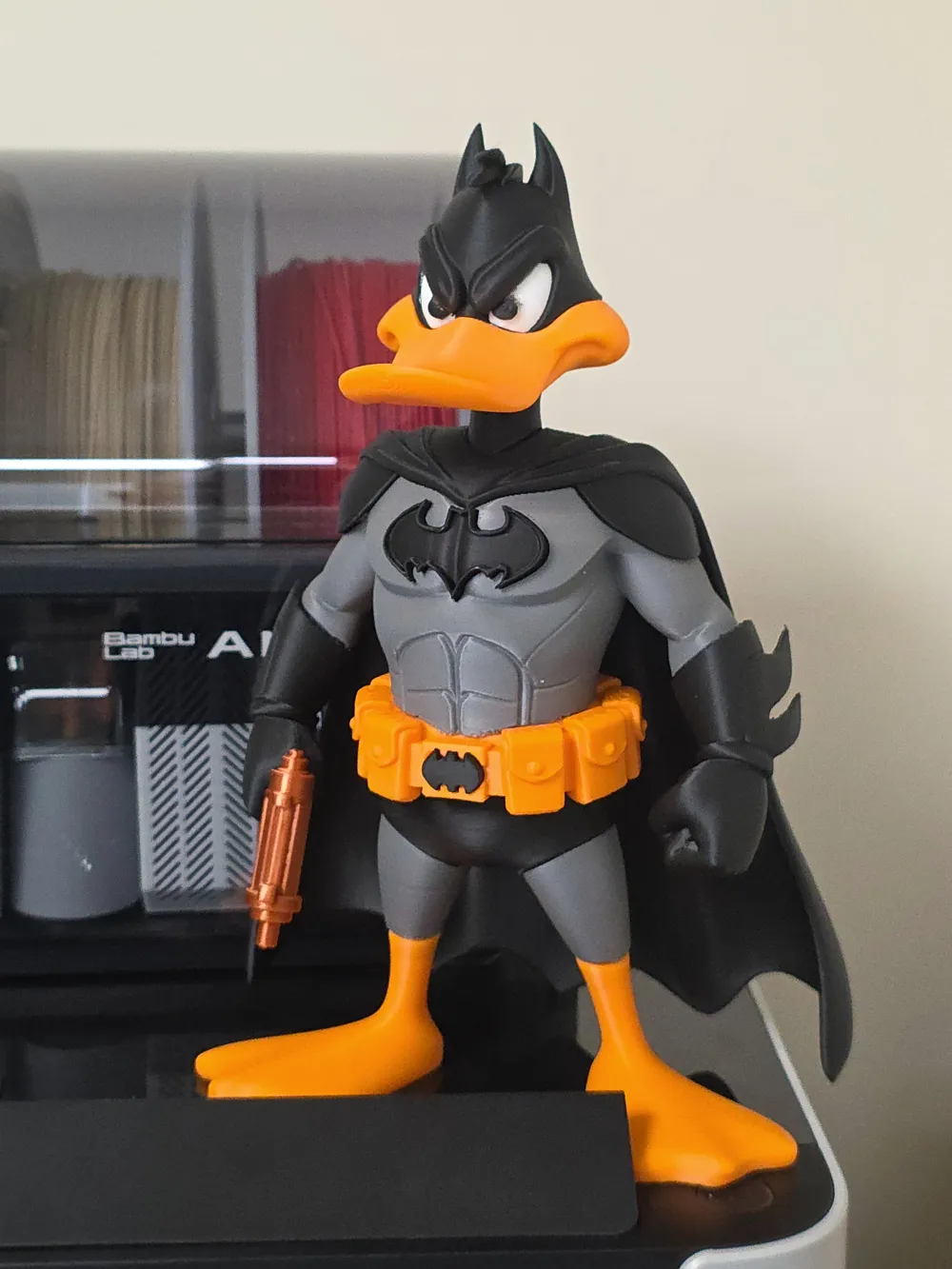 Daffy Duck Batman DC Version / NO AMS - Free 3D Print Model - MakerWorld