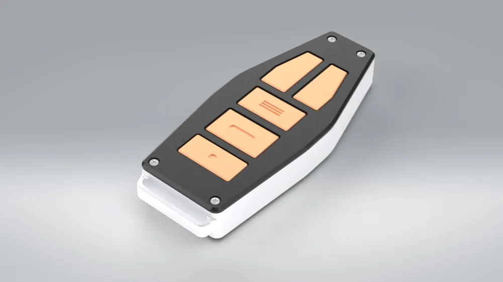 Mustang Key Fob with Tile GPS Tracking - Free 3D Print Model - MakerWorld