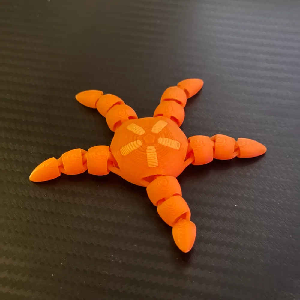 Articulated Cute Starfish by Waffly3D MakerWorld: Download Free 3D Models