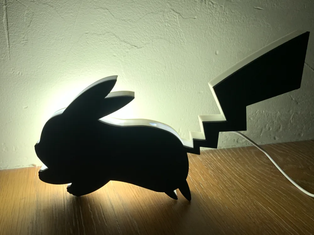 Pikachu Light Box, no AMS required. - Free 3D Print Model - MakerWorld