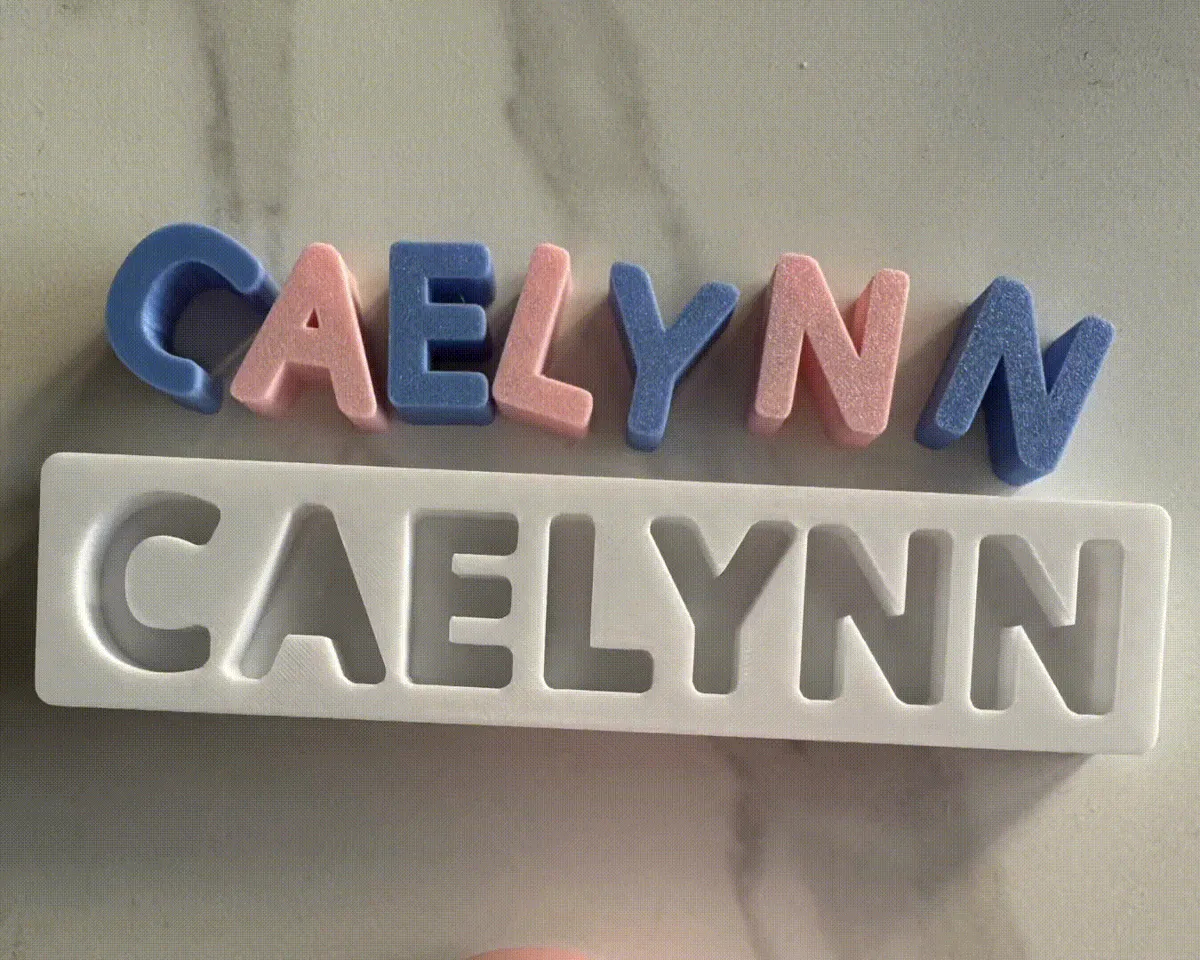 Baby / Toddler Name Puzzle Customizable Requests! - Free 3D Print Model ...