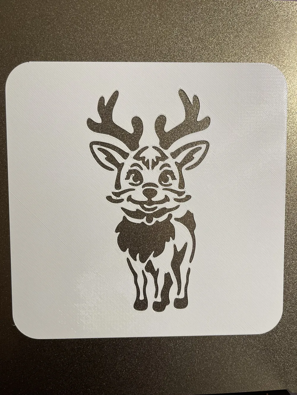 4x Cartoon Deer - Template Stencil for draw-paint by ideat0m - MakerWorld