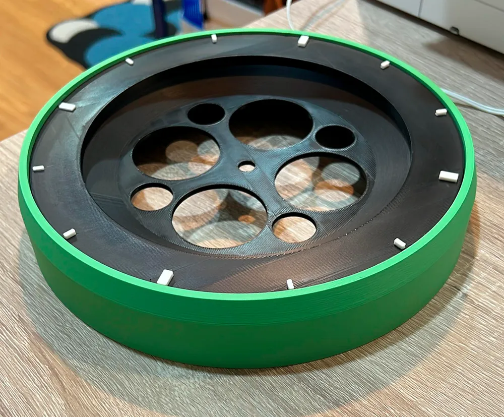 WALL ORBITAL CLOCK VERSION 2.0 by MauricioDUARTE MakerWorld: Download Free 3D Models