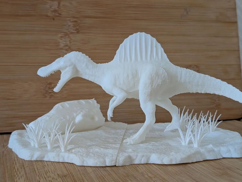 Detailed Spinosaurus Diorama – Jurassic Park III by TobiDeve MakerWorld ...