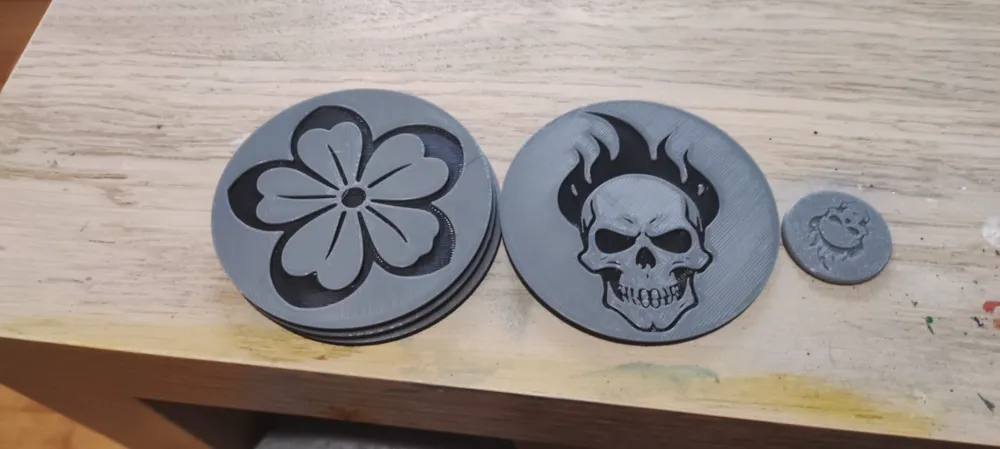 Skull and Roses Board Game - Free 3D Print Model - MakerWorld