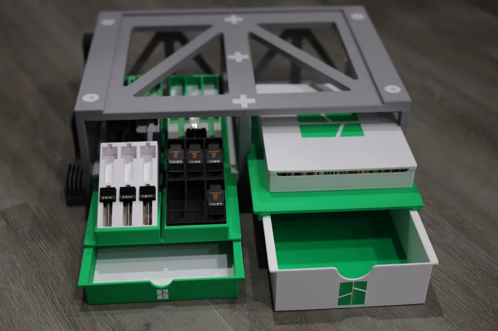 Ultimate AMS Storage System Stand with Drawers by BigJoe Prints ...