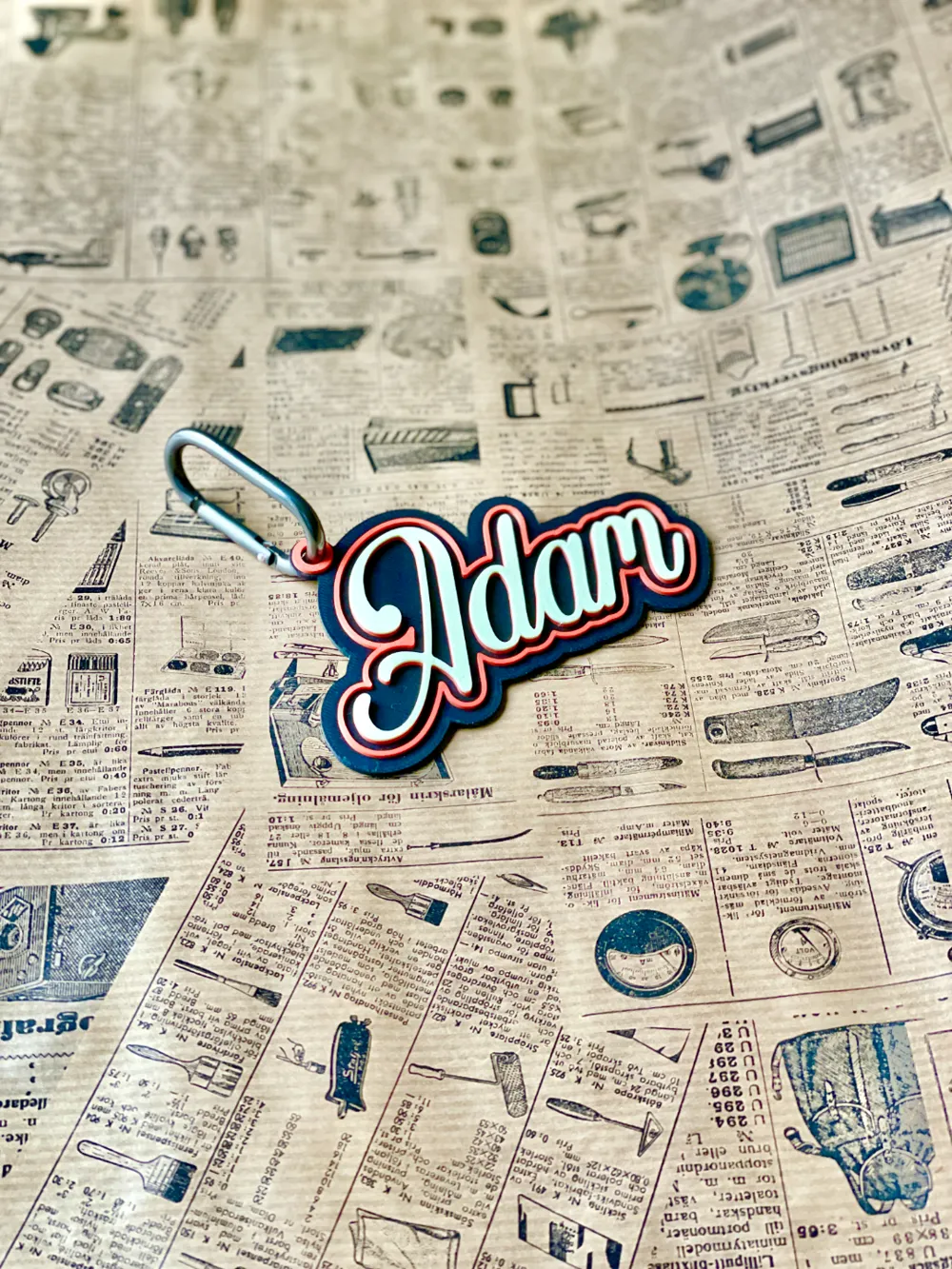 Adam Name Keychain by ZEE SOLO - MakerWorld