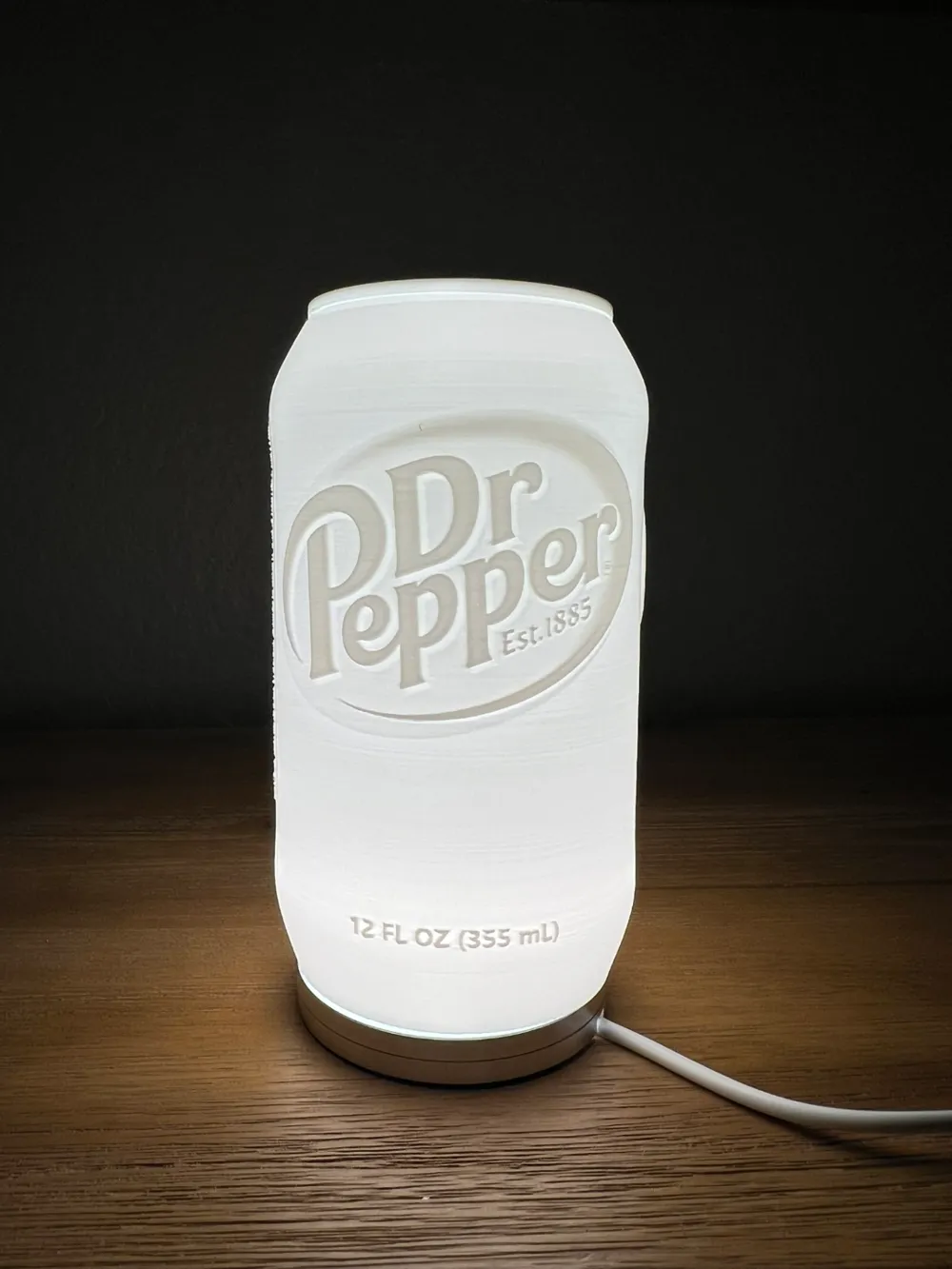 Dr. Pepper Can (Tea Light & Lamp Kit compatible) - Free 3D Print Model ...