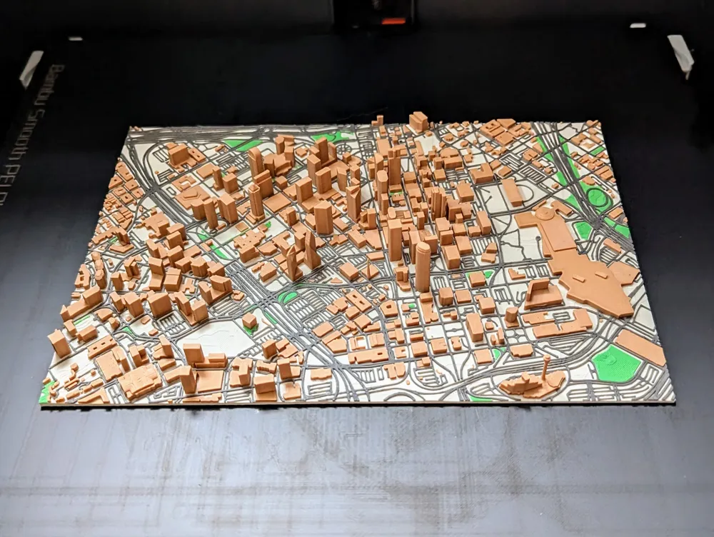 Dallas Texas 3D Miniature - Free 3D Print Model - MakerWorld