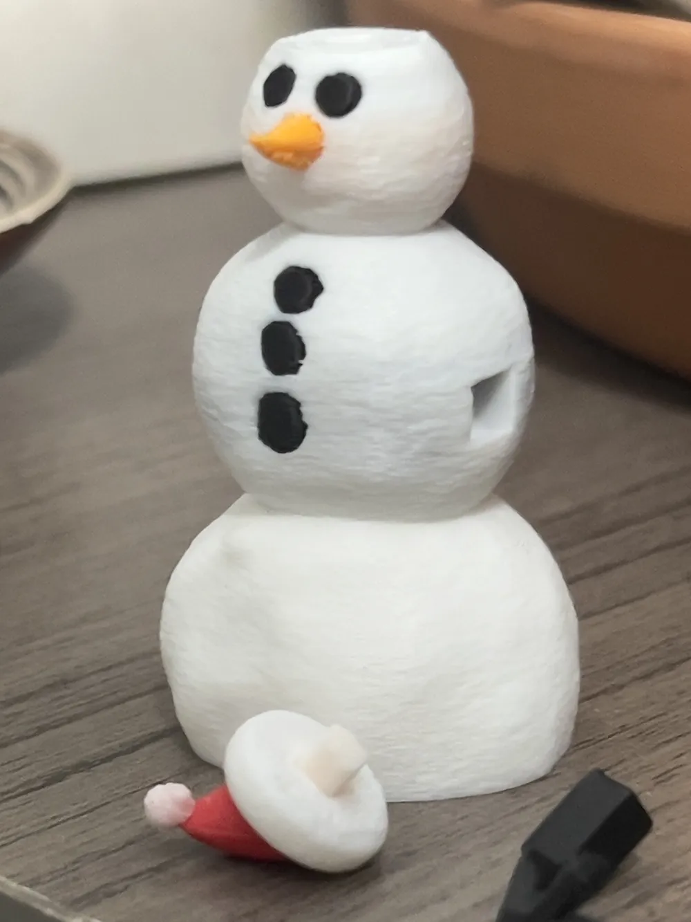 Monitor Buddy - Snowman - Free 3D Print Model - MakerWorld