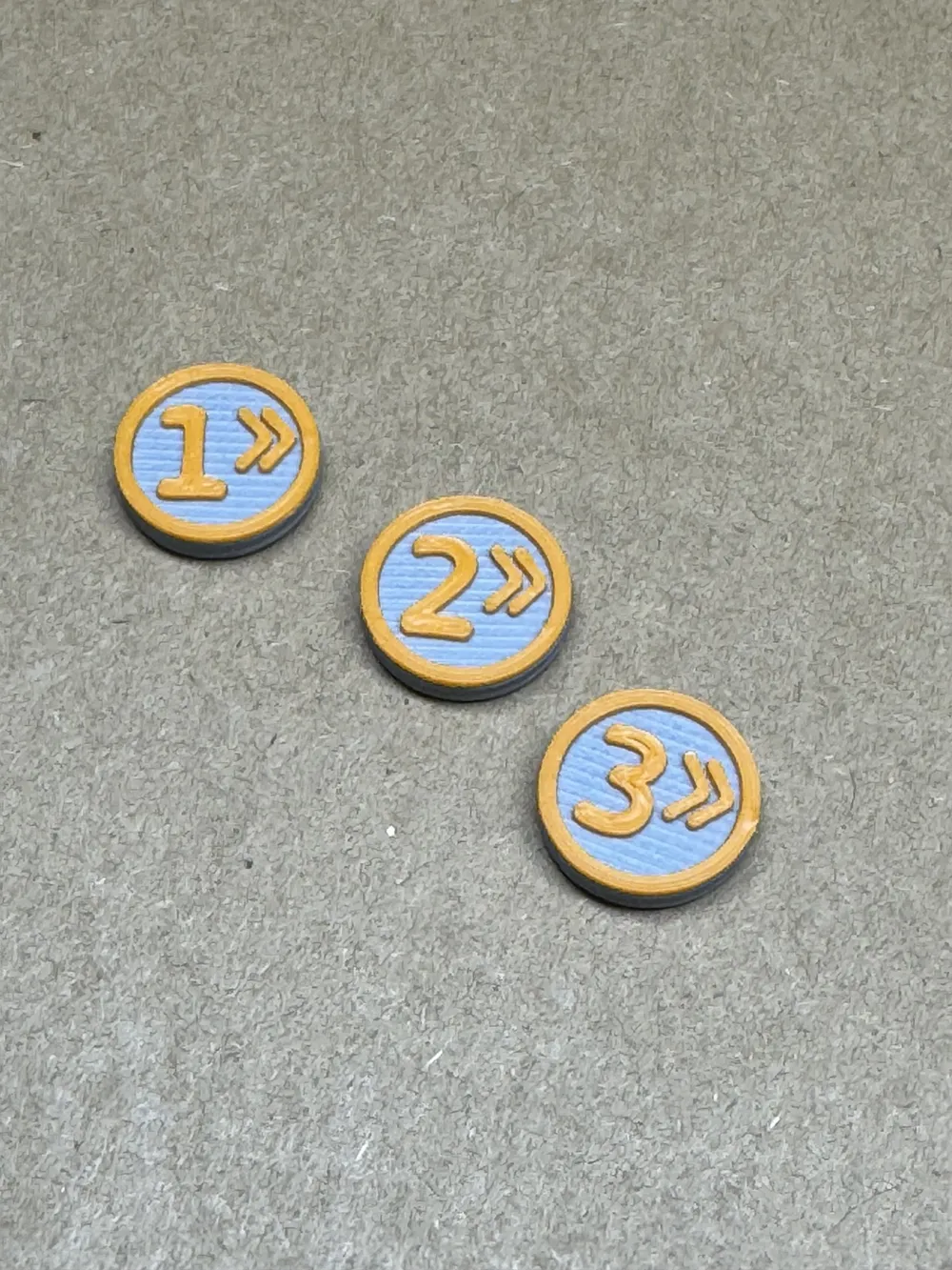 Momentum tokens - Free 3D Print Model - MakerWorld