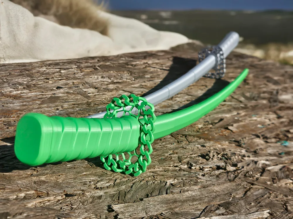 Long Phantom Chain Katana (Print in Place) by Mr_Andre MakerWorld ...