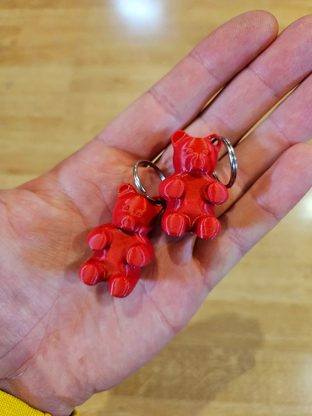 Cute gummy jelly bear keychain by skowronsky - MakerWorld