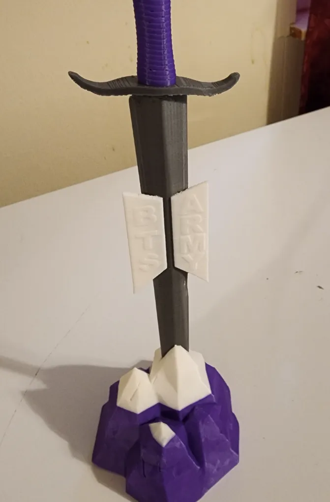 BTS Army Sword by BananaMan777 - MakerWorld