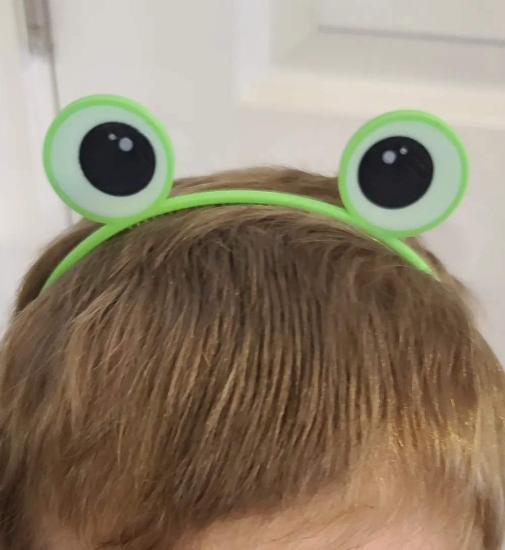 Leap Year frog headband by CanadianMommy - MakerWorld