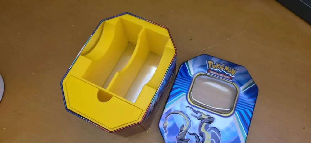 Pokemon Deck Box Insert for the Hexagonal Tins - Free 3D Print Model ...
