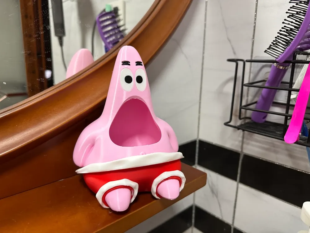Patrick Star | NO AMS/Supports | Toothbrush Holder/Pen Holder | Patrick ...