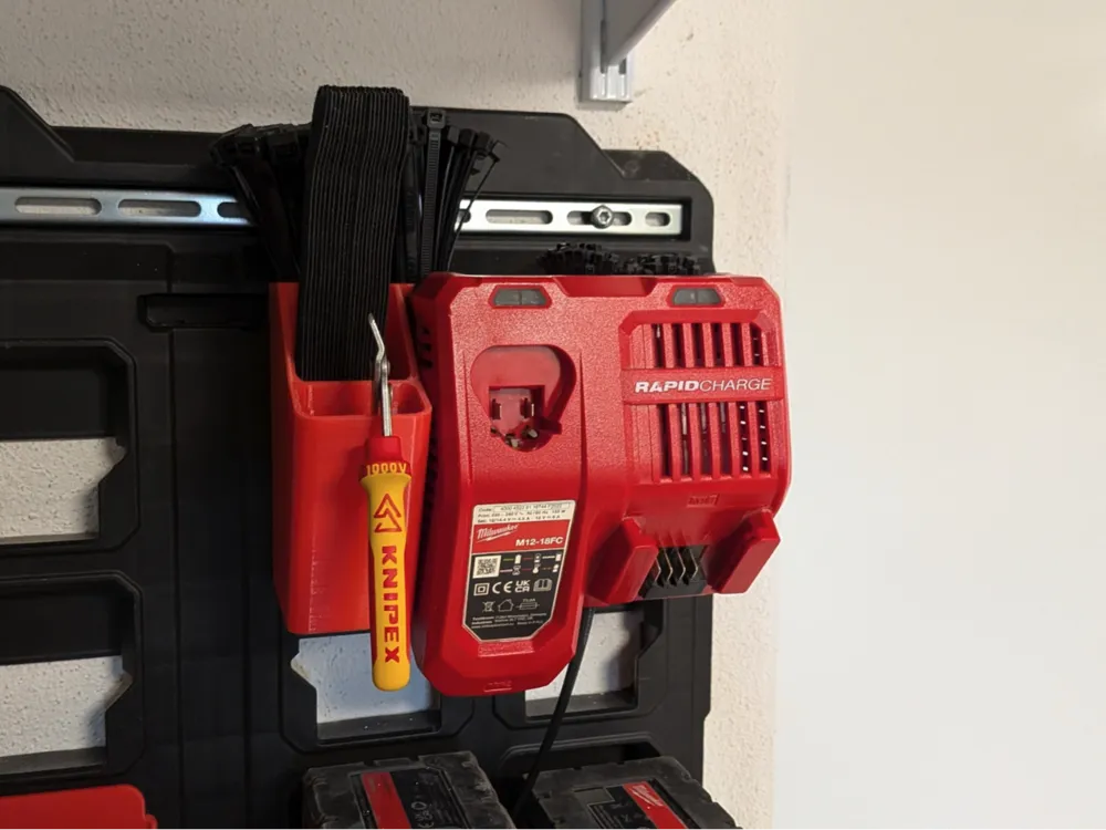 Milwaukee Packout Adapter for Milwaukee Charger - Free 3D Print Model ...