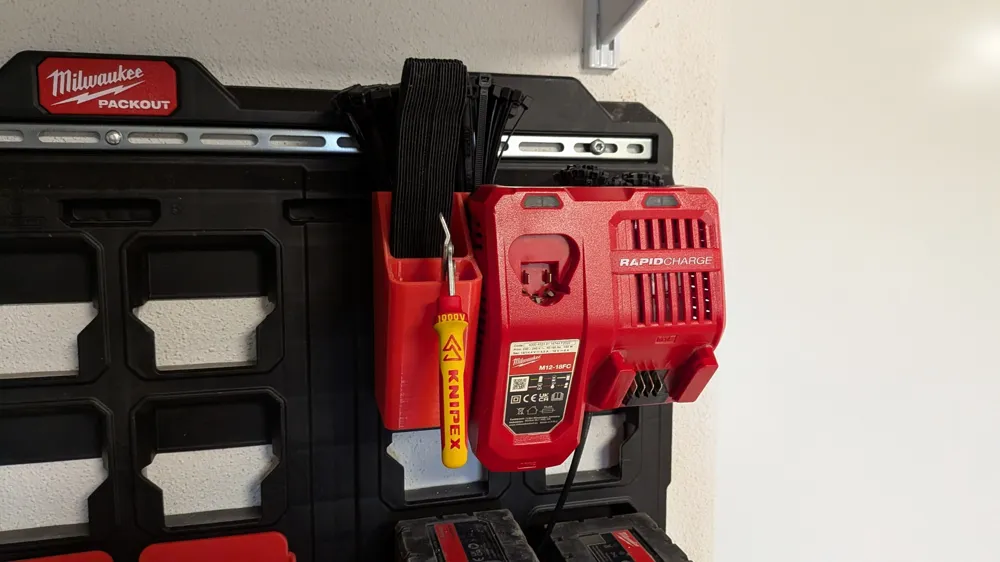 Milwaukee Packout Adapter for Milwaukee Charger - Free 3D Print Model ...